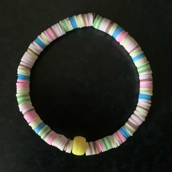 Johnny Depp Heishi | Jewelry | Heishi Beaded Boho Bracelet Handmade ...